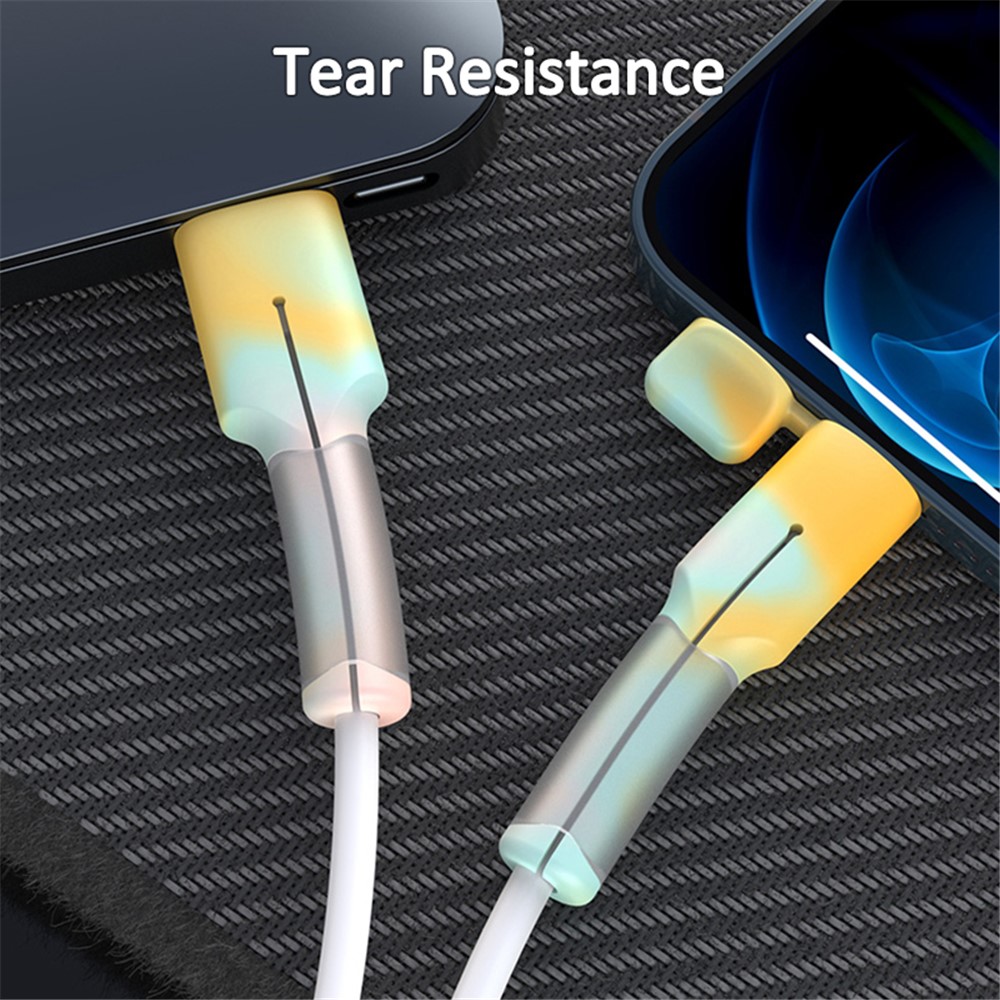 Flexible Data Cable Protector Charging Cord Silicone Cover - Camouflage ...