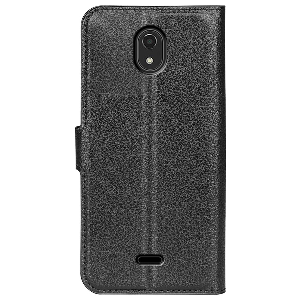 Litchi Texture Leather Case For Nokia C100 Magnetic Clasp Phone Stand