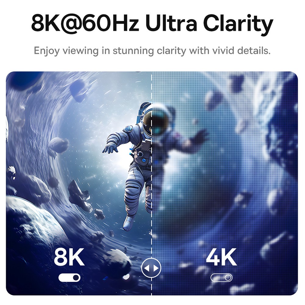 Baseus High Definition Series 8K@60Hz Ultra Clarity Type C To Dp 8K Adapter