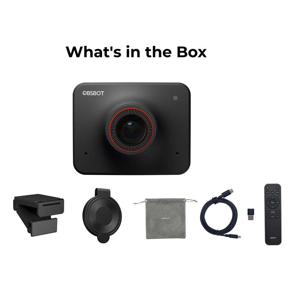 Compre Osbot Meet 4K Webcam Camera de Video Con ai + Cámara de Monitor ...