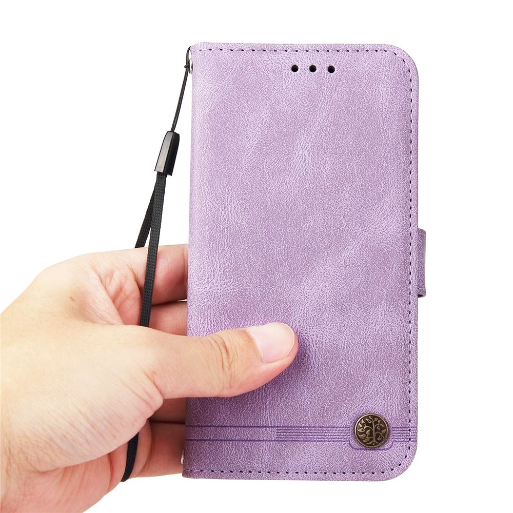 For vivo Y02s 4G / Y16 4G Lines Imprinted Skin-touch PU Leather Wallet ...