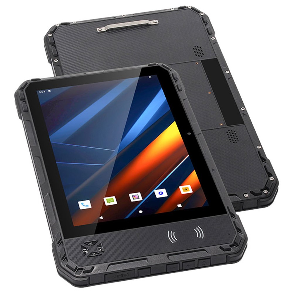UNIWA UTAB R801 8-4GB+64GB 4G Network Waterproof Rugged Tablet with 13MP+5MP Camera - AU Plug ...