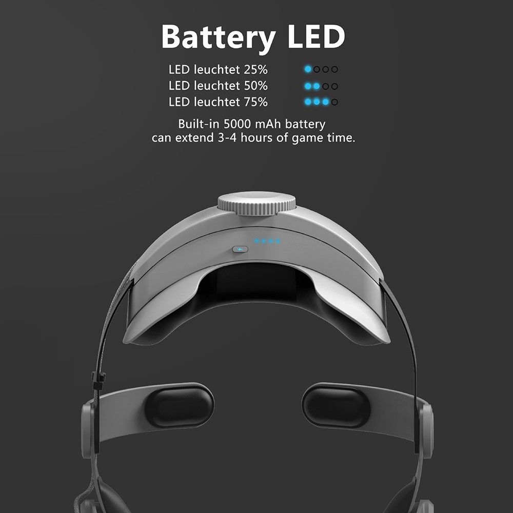 Achetez FIIT VR T2 Power For Oculus Quest 2 vr Head Srrap Bandle de ...
