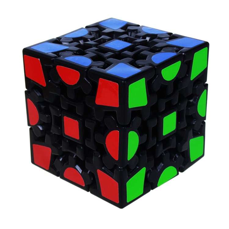 Paper Coated Gearwheel Irregular Magic Cube 3X3X3 Rubik's Cube - Black ... Paper Coated Gearwheel Irregular Magic Cube 3X3X3 Rubik's Cube - Black ...