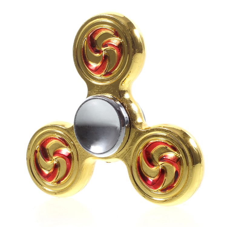 Whirlwind Shape Metal Triangle Fidget Spinner Stress and Anxiety Relief ...